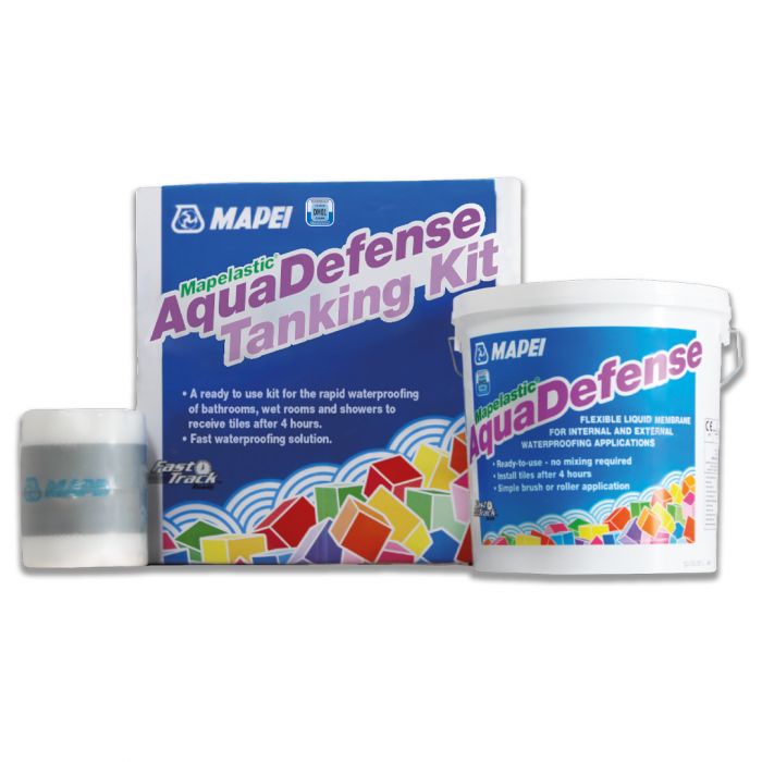 Mapei Aqua Defense Tanking Kit Waterproofing system – Trimline Group