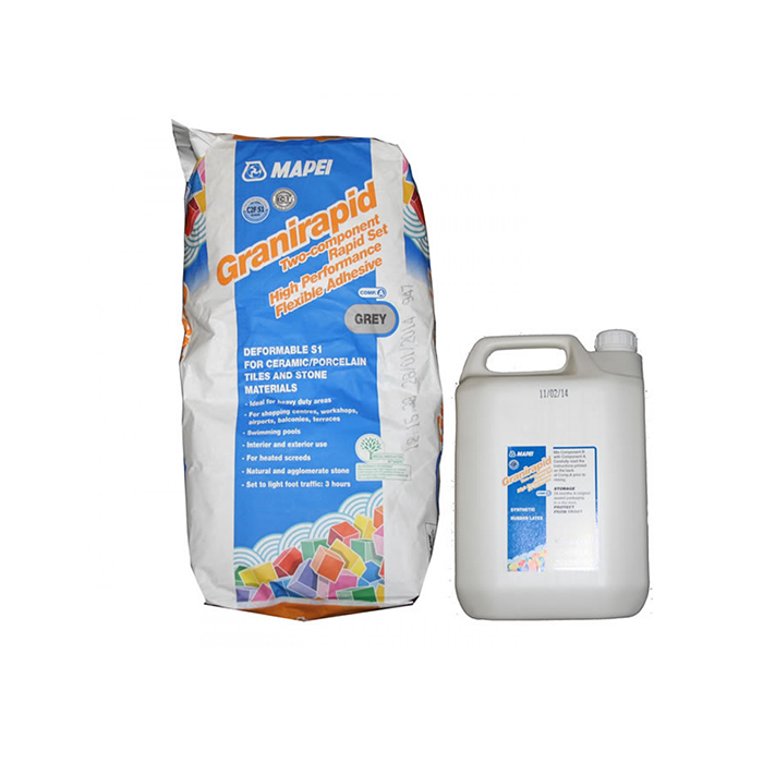 Mapei Granirapid Grey Part A Rapid tile adhesive C2F - 20kg – Trimline ...